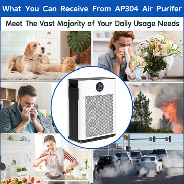 Airfire H14 HEPA Air Purifier Removes Smoke, Allergens & Formaldehyde
