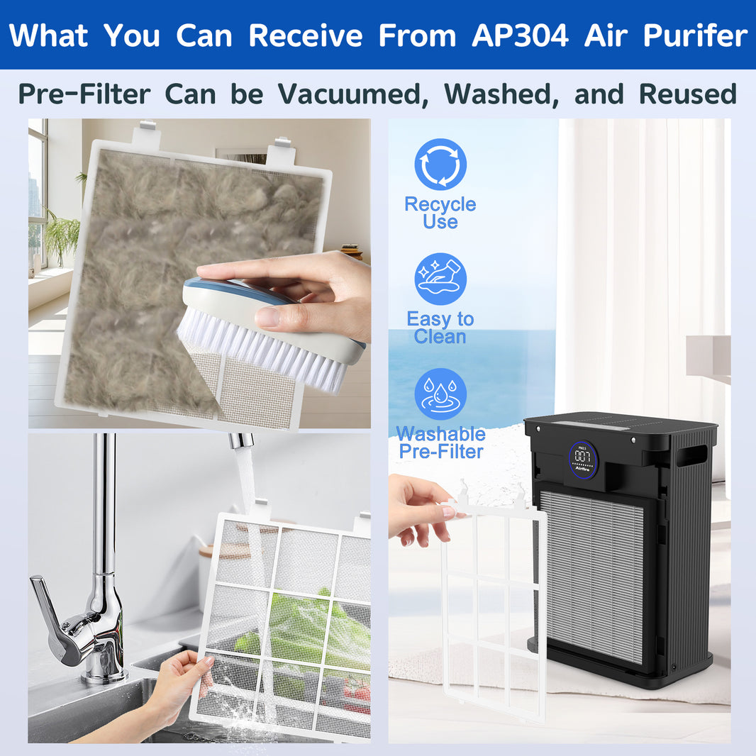 Airfire H14 HEPA Air Purifier Removes Smoke, Allergens & Formaldehyde